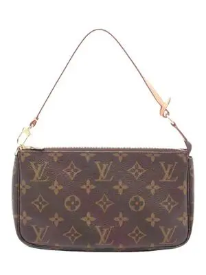 LOUIS VUITTON Pochette Accessoires Monogram Shoulder Bag - Brown