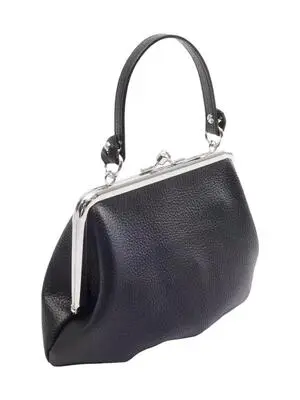 VIVIENNE WESTWOOD Leather Granny Frame Handbag - Black