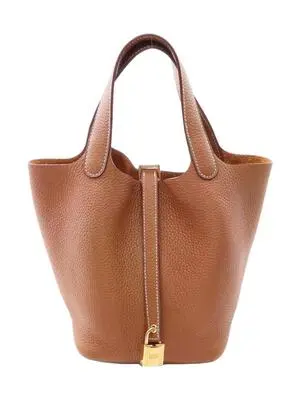 Hermès 2023 Picotin Lock Bucket Bag - Brown