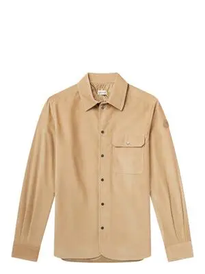 Moncler Cotton-corduroy Shirt - Neutrals