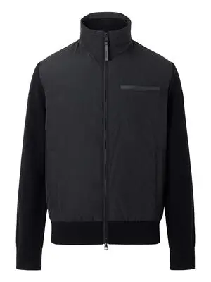 Moncler Wool And Cashmere-blend Zip-up Cardigan - Black