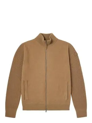 MONCLER Moncler Wool-Cashmere Blend Zipped Cardigan