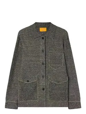 GUEST IN RESIDENCE Guest In Residence Waffle-Knit Patch-Pocket Jacket
