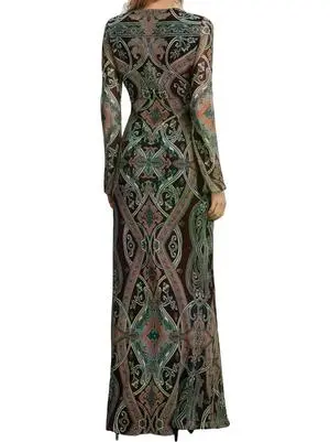 Veronica Beard Daciana Paisley-print Maxi Dress - Brown