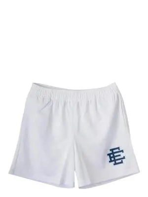 ERIC EMANUEL ERIC EMANUEL White Logo Print Elasticated Waistband Shorts White