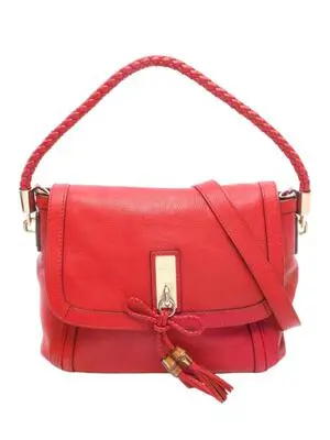 Gucci Bella Braided Shoulder Bag - Red