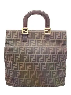 Fendi Zucca Monogram Tote Bag - Brown