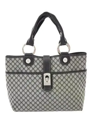 Celine Macadam Canvas Tote Bag - Grey