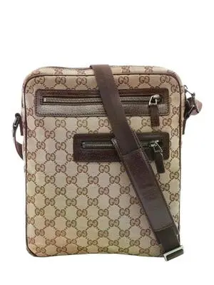 Gucci 2000s Gg Canvas Shoulder Bag - Neutrals