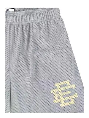 ERIC EMANUEL Logo Motif Mesh Shorts - Grey