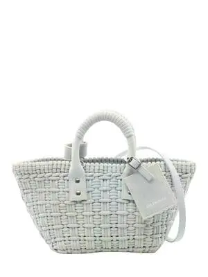 Balenciaga 2000s Bistro Basket Tote Bag - Blue