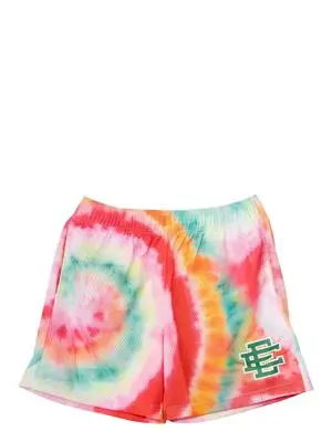 ERIC EMANUEL Eric Emanuel Tie-Dye Track Shorts With Logo Print Pink