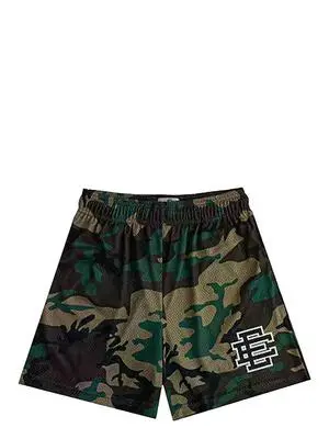 ERIC EMANUEL ERIC EMANUEL Camouflage Print Mesh Shorts Brown