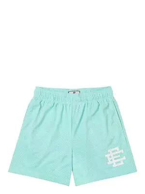 ERIC EMANUEL Mesh Shorts With Logo Detail - Blue
