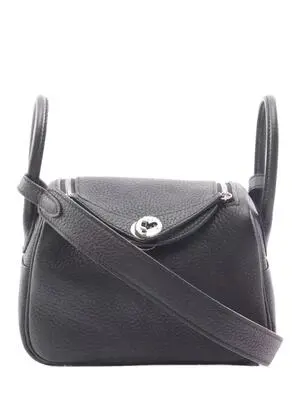 Hermès Mini Lindy Two-way Handbag - Black