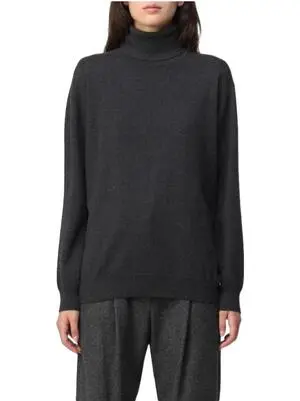 Brunello Cucinelli Brunello Cucinelli Cashmere Roll-Neck Knit Sweater Black
