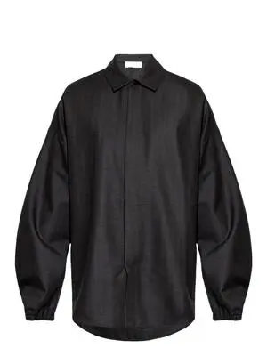 Fear Of God Oversized Wool Shirt - Grey