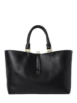 Chloé Marcie Grained Calfskin Tote Bag - Black
