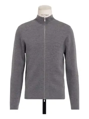 Dior High-neck Zip-up Jacket - Gray