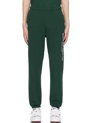 SPORTY  RICH Loose Waist Sweatpants - Green