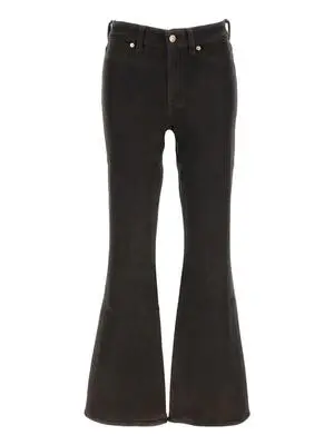 7 For All Mankind Button-fastening Flared-leg Jeans - Brown