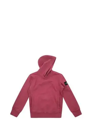 Stone Island Long-sleeve Hooded Sweatshirt - Garnet