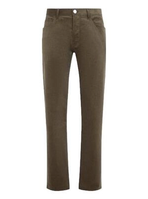 Giorgio Armani Tailored Corduroy Pants - Green