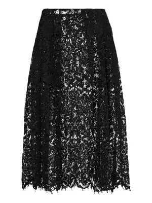 FENDI Fendi Macrame Lace Midi Skirt