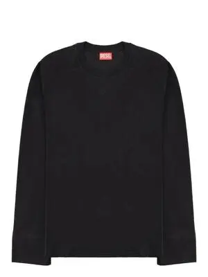 DIESEL® T-kristian Long-sleeved T-shirt - Black