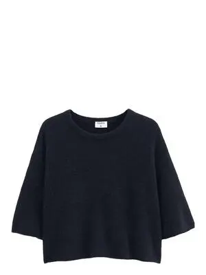 Filippa K Crewneck Short-sleeve Knitwear - Black