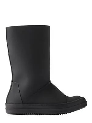 Rick Owens Leather Mid-calf Boots - Black
