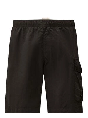 C.P. COMPANY Flat Nylon Swim Shorts - Black