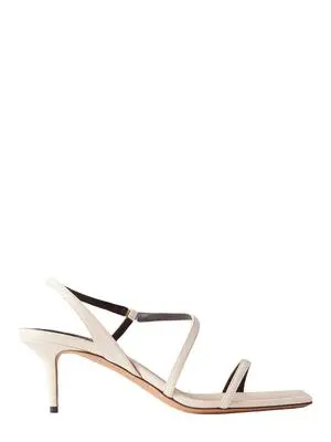 EMME PARSONS Delicat 55 Leather Sandals - Cream
