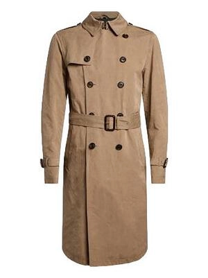 SEALUP Double-breasted Trench Coat - Beige