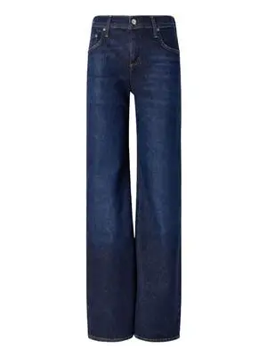 Citizens Of Humanity Nora Mid-rise Wide-leg Jeans - Blue