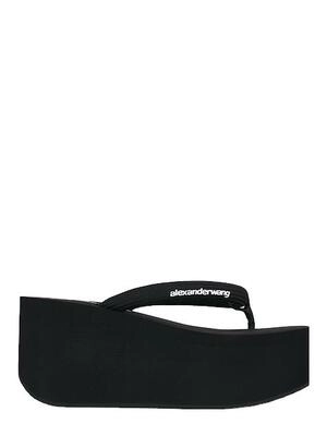 Alexander Wang Jenna Thong Platform Sandal - Black