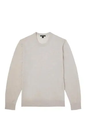 JAMES PERSE Cashmere Crew Neck Sweater - Neutrals