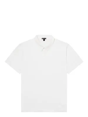 JAMES PERSE Lotus Cotton-Jersey Polo Shirt