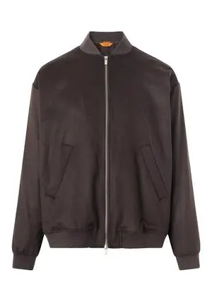 Barena Venezia Cashmere Bomber Jacket - Brown