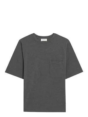 FRAME Cottonpiqué Tshirt - Dark Gray