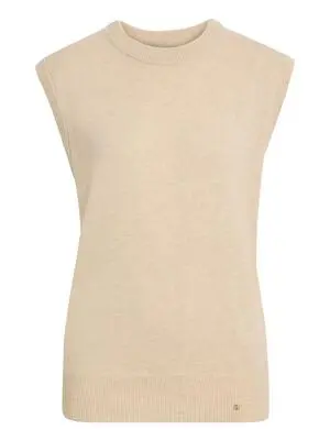 ANINE BING Ronana Cashmere Vest - Beige