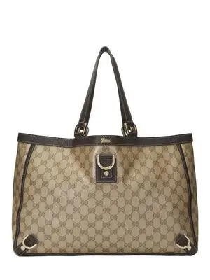 Gucci Crystal Abbey Tote - Brown