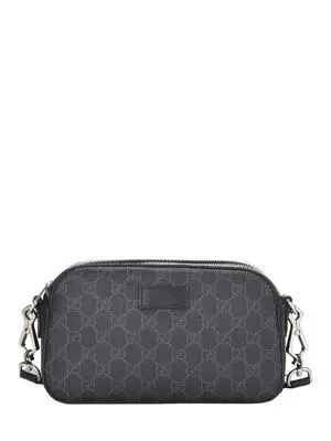 GUCCI Gucci GG Supreme Coated Canvas Crossbody Bag With Web Stripe