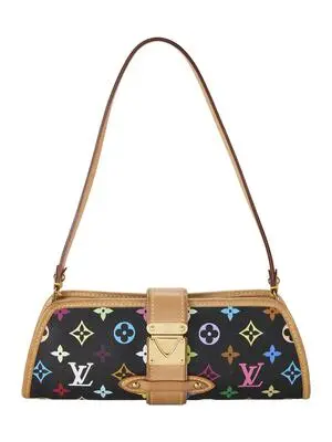 Gucci Louis Vuitton Monogram Multicolore Shirley Bag - Black