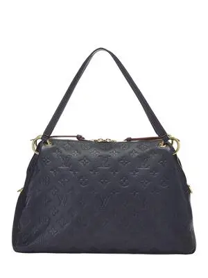 LOUIS VUITTON Monogram Empreinte Leather Ponthieu Bag - Navy