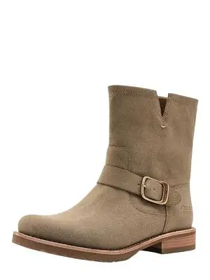 FRYE AND CO. Chesnee Buckled Ankle Boots - Neutral