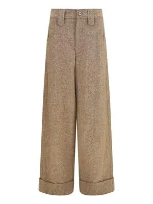 BRUNELLO CUCINELLI BRUNELLO CUCINELLI Tailored Wool-Blend Pants
