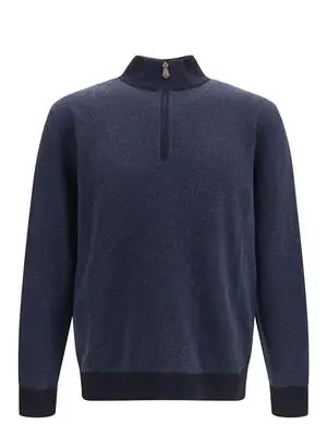 Loro Piana Roadster Cashmere Sweater - Blue