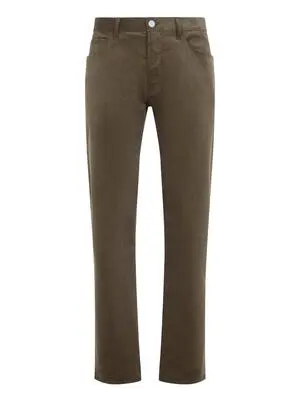 Giorgio Armani Five-pocket Corduroy Pants - Green