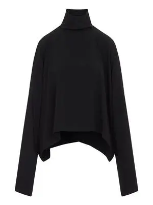 Rick Owens Rick Owens Jumbo Cropped Top Black
